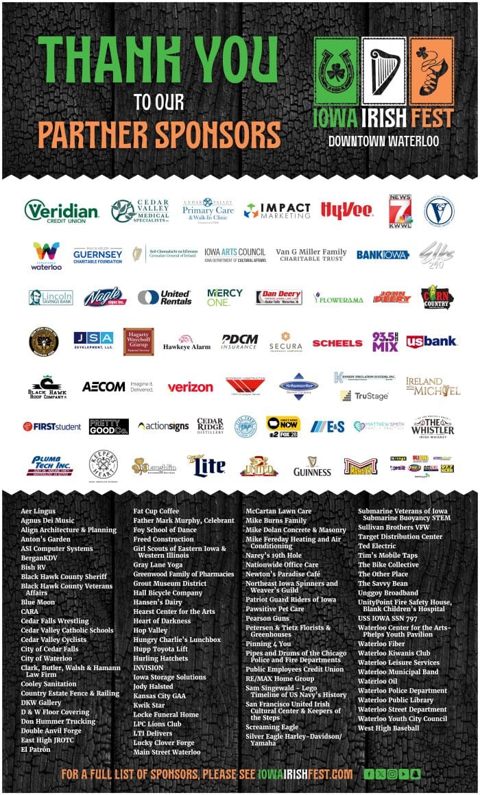 Sponsors - Iowa Irish Fest